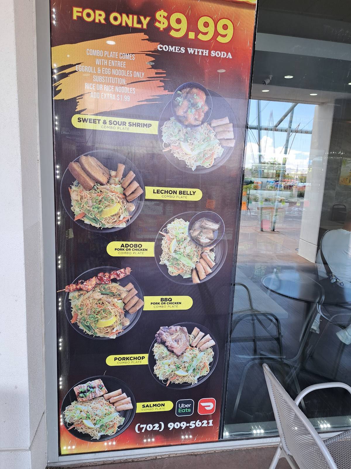 Menu at Manila BBQ & Seafood Grill, Henderson
