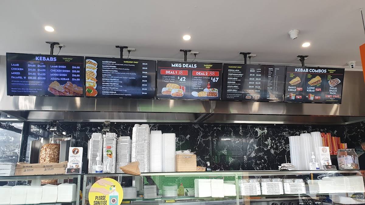 Menu at Melbourne Kebabs & Grill restaurant, Thomastown