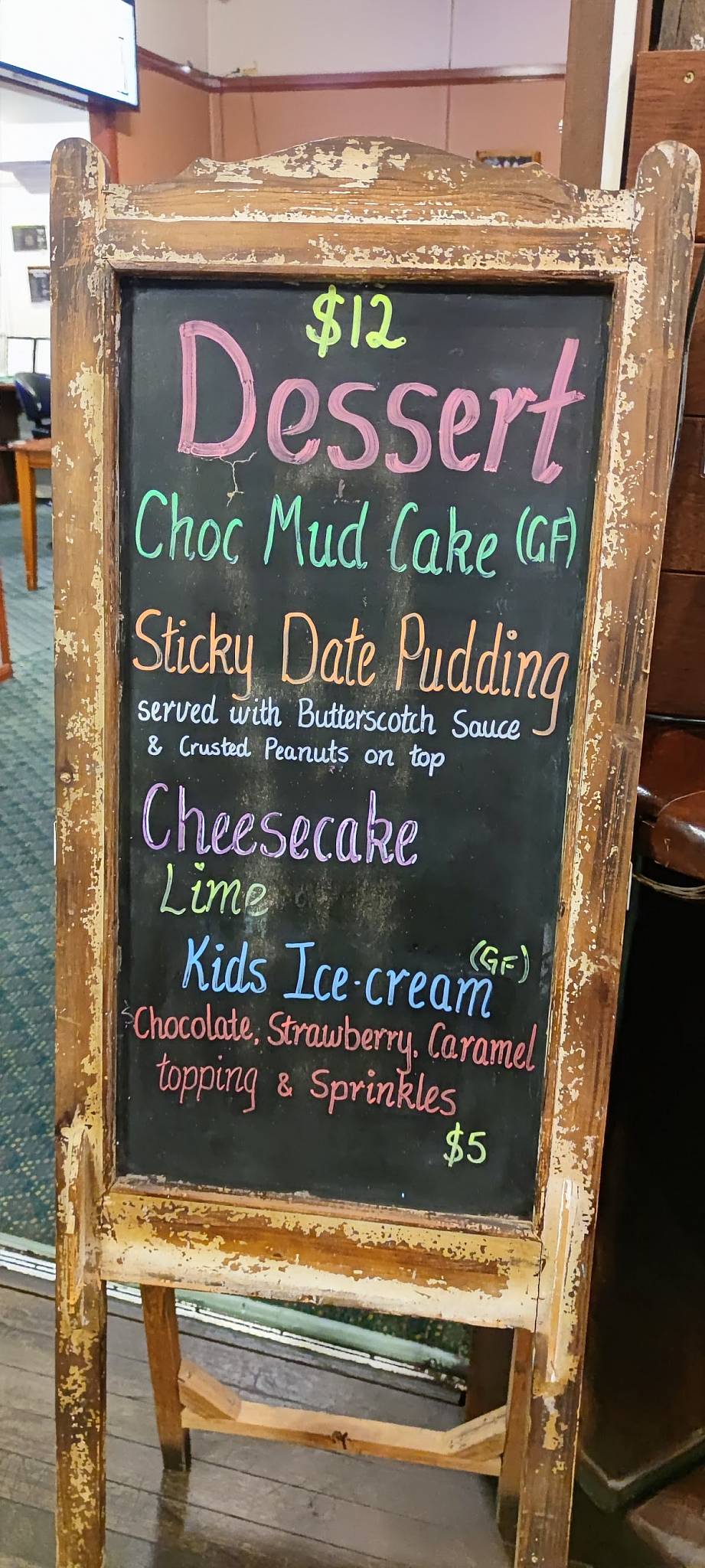 Menu at Meringandan Hotel pub & bar, Meringandan