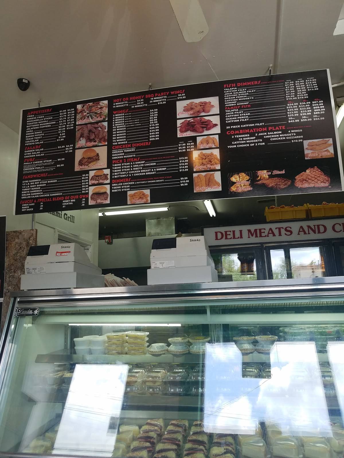 Menu at Miami Grill steakhouse, Pagedale, Page Ave