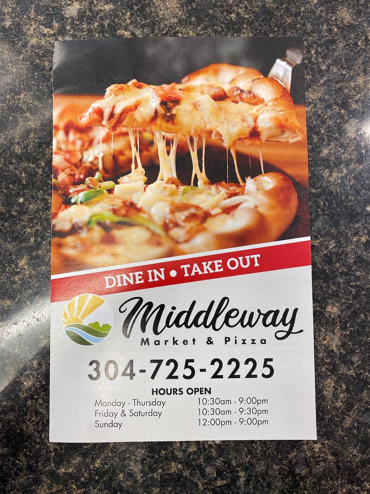 Menu at Middleway Market restaurant, USA, Middleway Pike