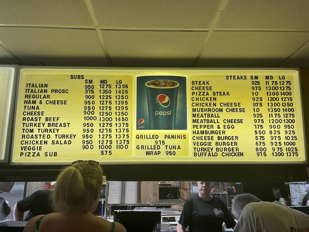Menu at Al Casapulla's Subs & Steaks pizzeria, Millville