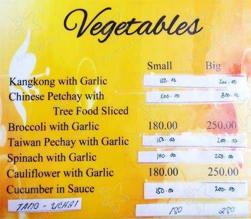 Menu at Minnan Chinese Cuisine restaurant, Cebu City, 90 General ...