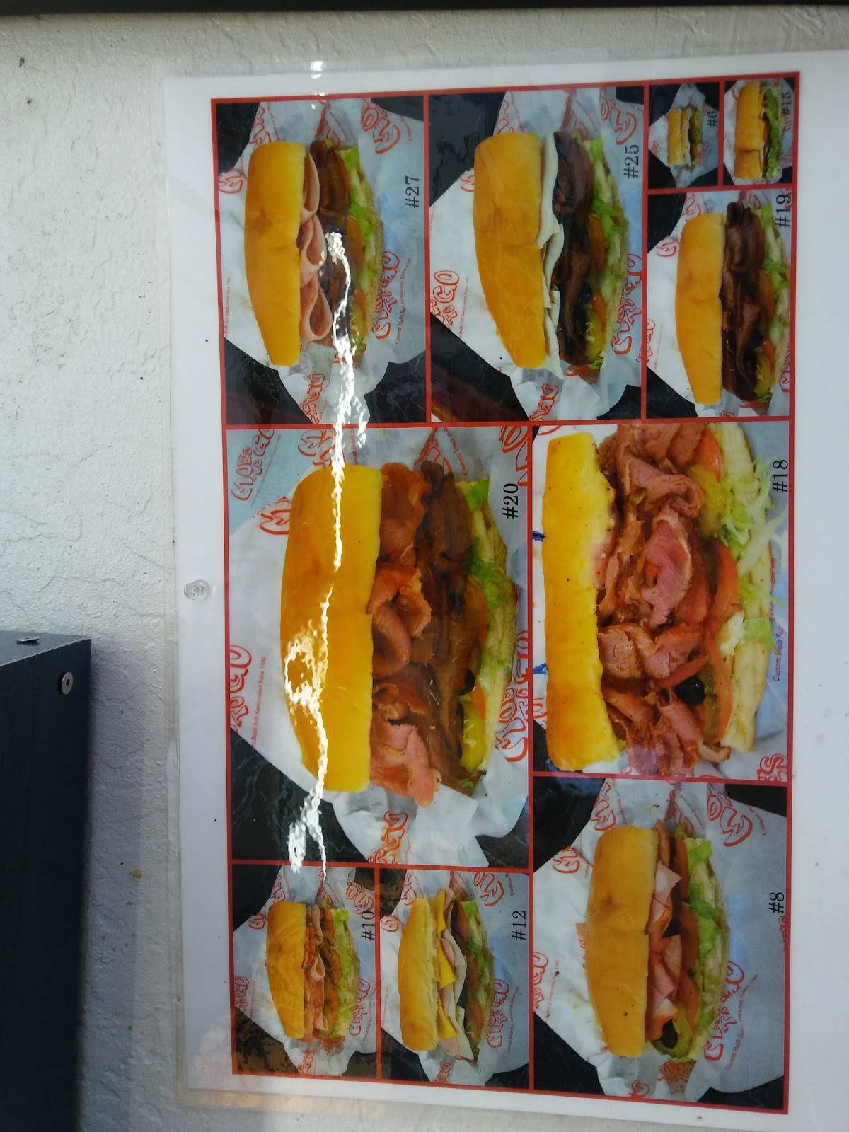 Menu at Moe's To Go Sub Sandwiches restaurant, Visalia, S Mooney Blvd