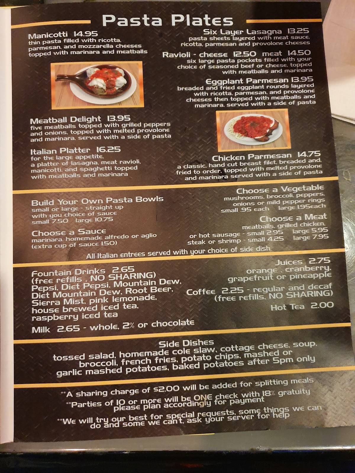 Menu at Monroe Hotel pub & bar, Butler