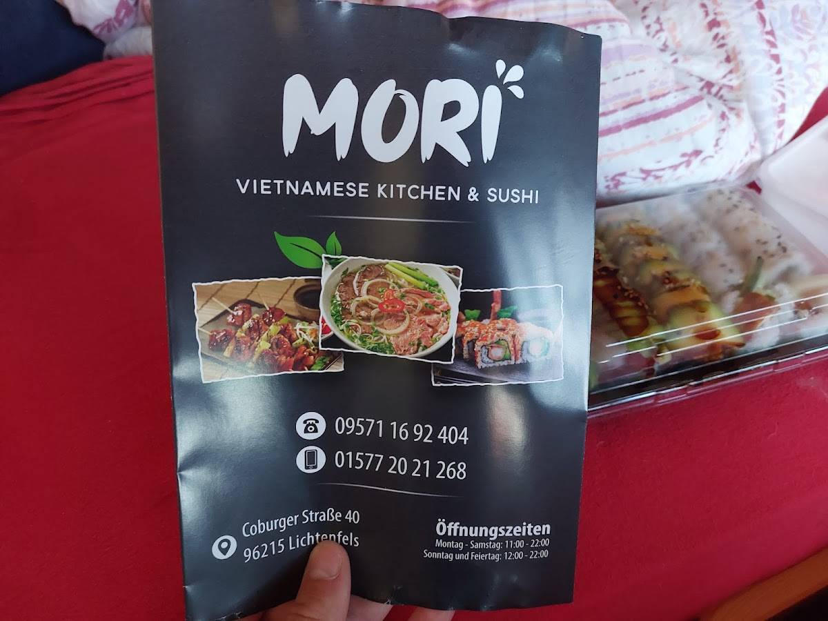 Carta del restaurante Mori Vietnamese Kitchen & Sushi, Lichtenfels