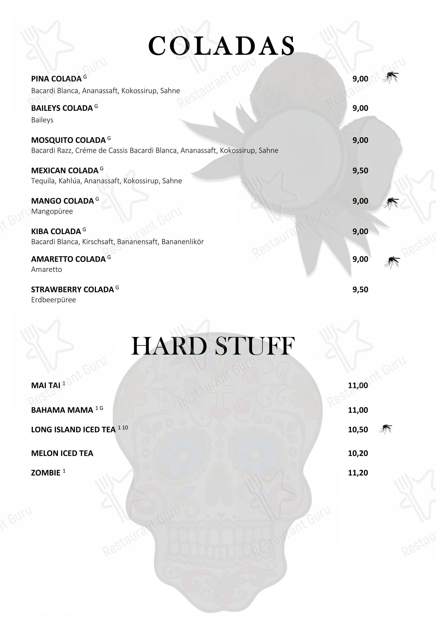 Speisekarte von Mosquito Restaurant, Rheinbach
