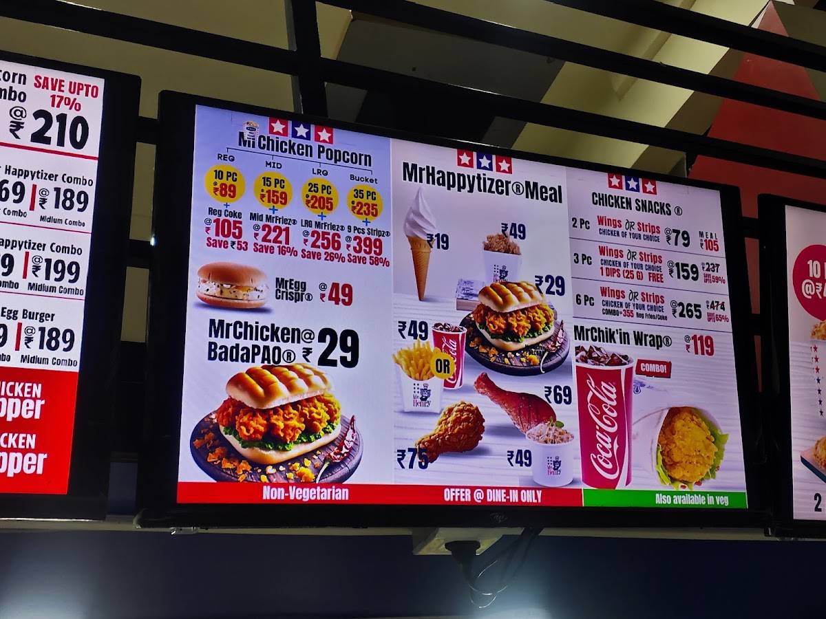 Menu at Mr. Henry American Fried Chicken, Pune