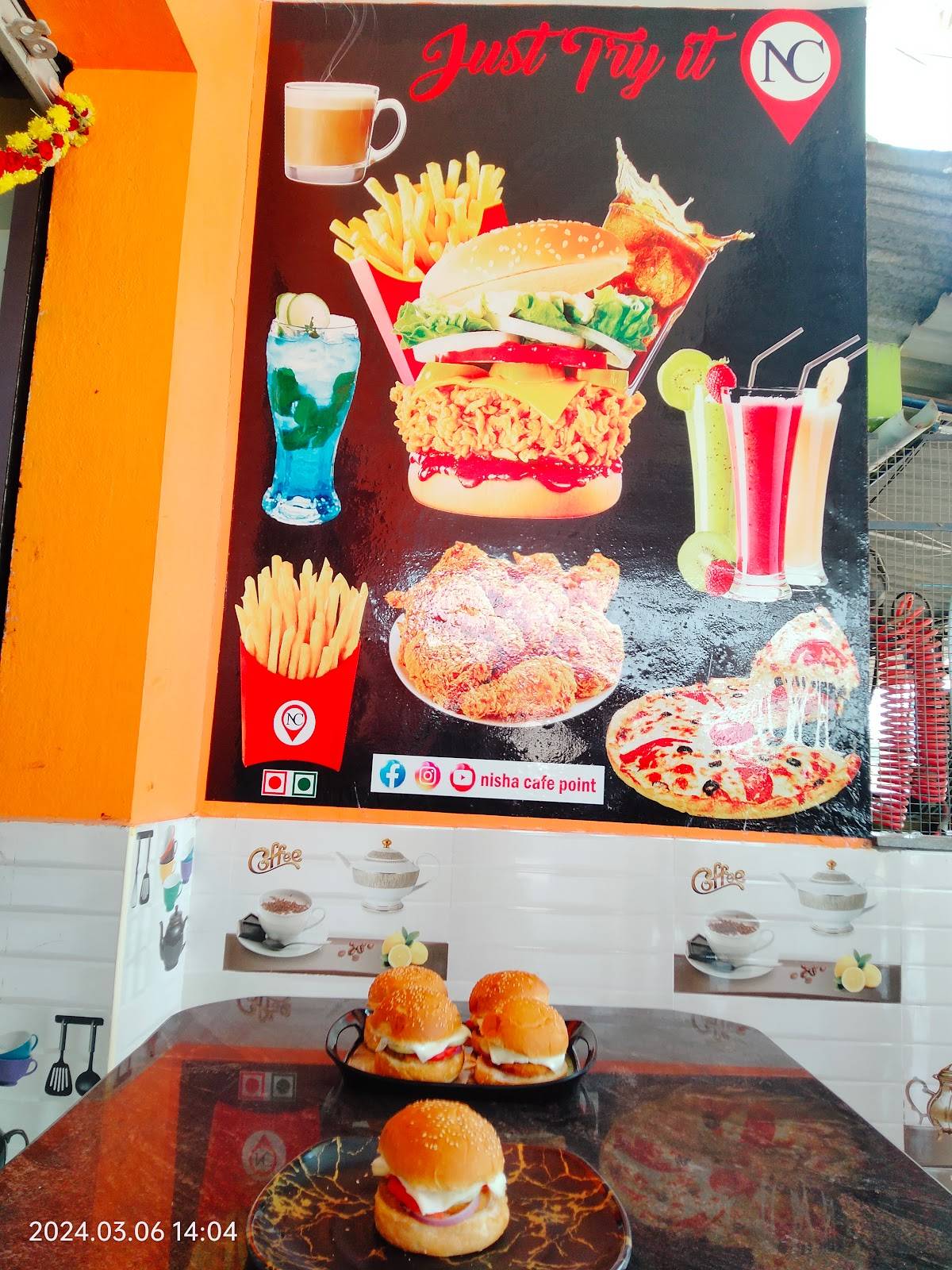 Menu at NISHA CAFE POINT, Krishnagiri