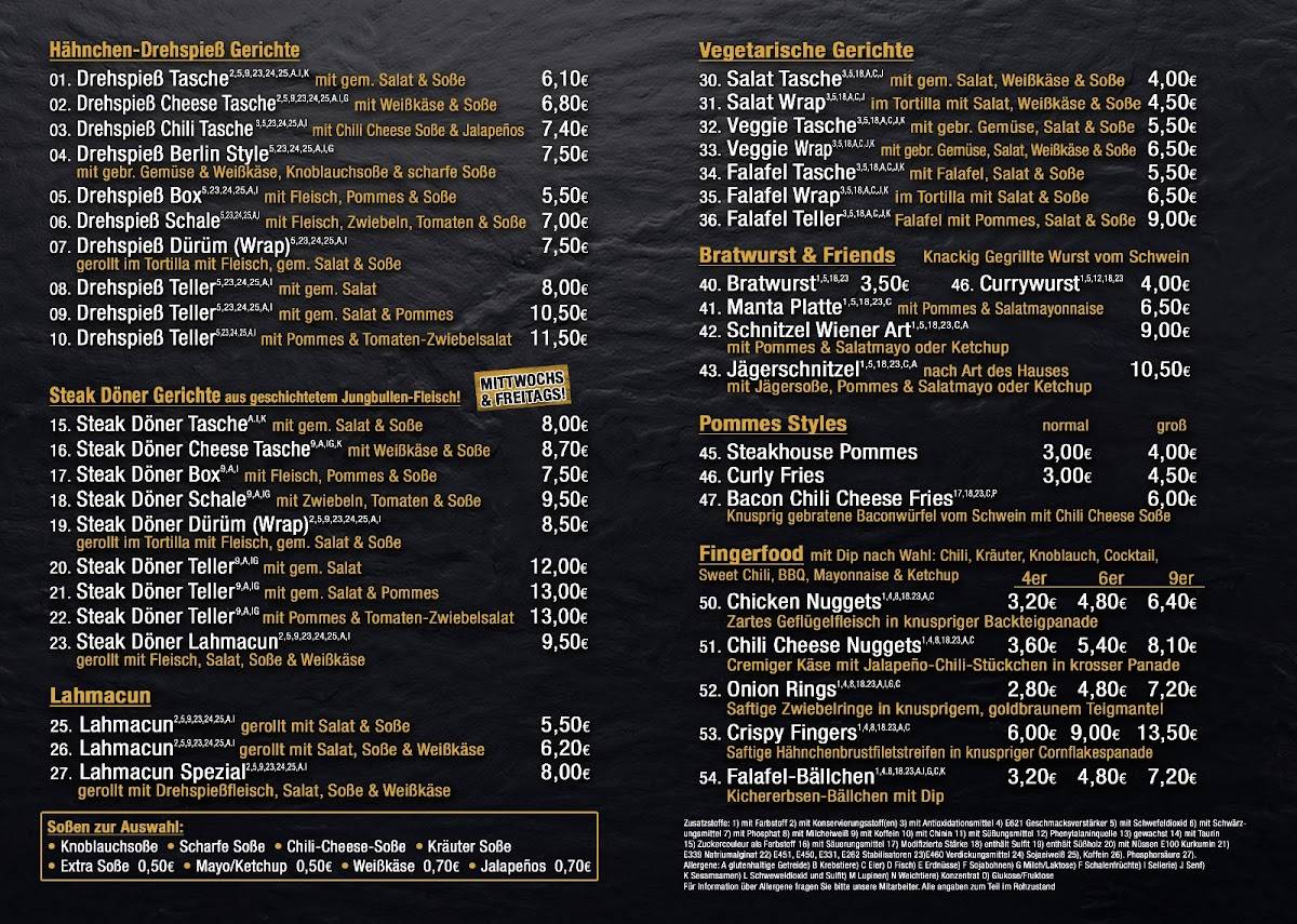 Speisekarte von NXT LVL FOODS restaurant, Borchen