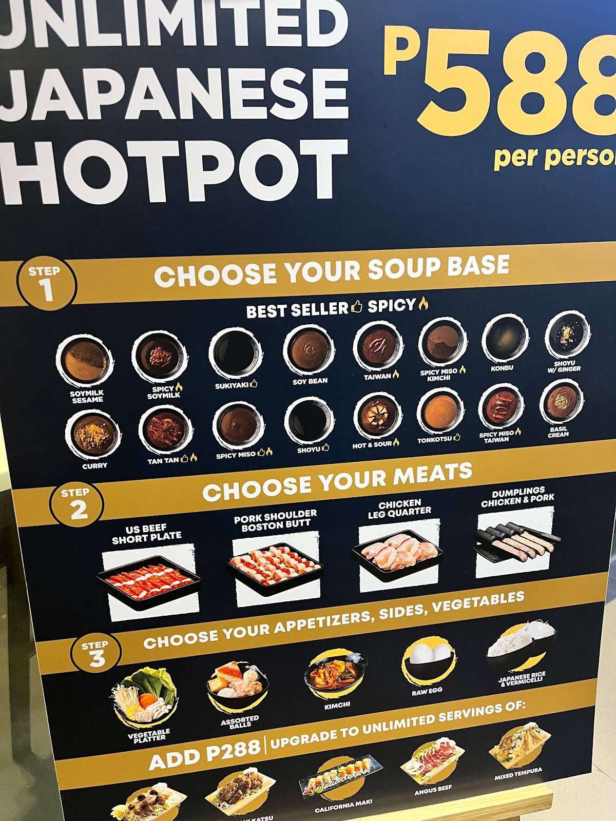 Menu at Nabe Unlimited Japanese Hotpot - Vertis North restaurant ...