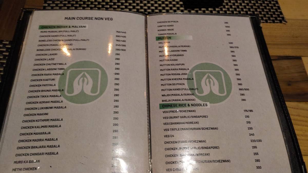 Menu at Namaskar Nx The Family Restaurant, Mira Bhayandar