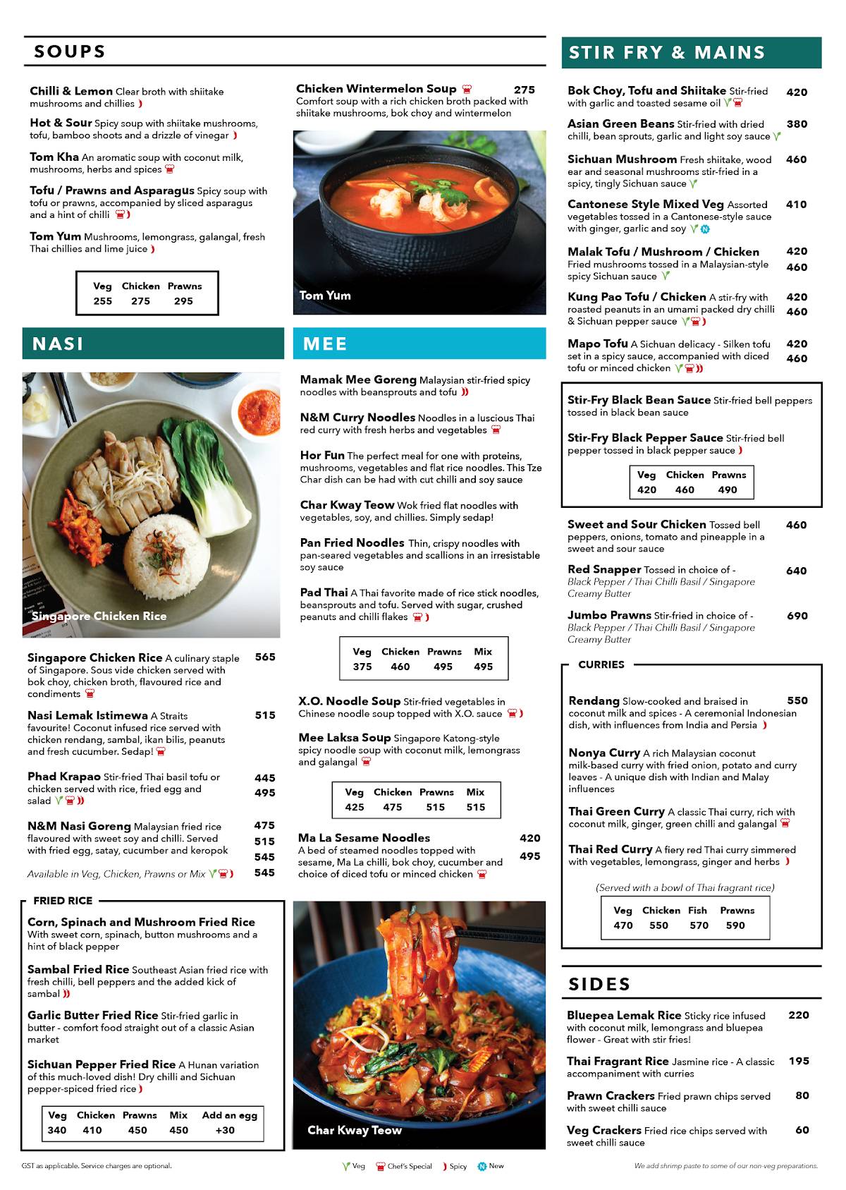 Menu at Nasi and Mee - Yelahanka, Bengaluru, Third Floor