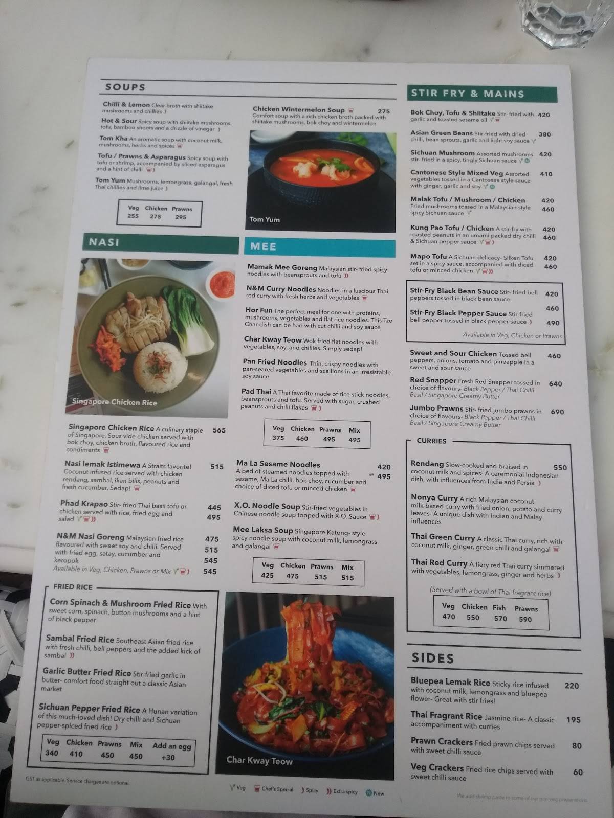 Menu at Nasi and Mee - Yelahanka, Bengaluru, Third Floor