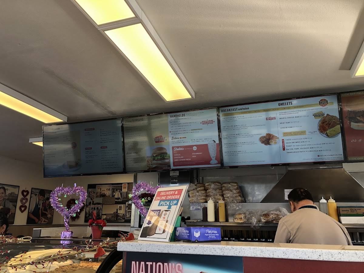 Menu at Nation's Giant Hamburgers & Great Pies desserts, Pinole, San ...