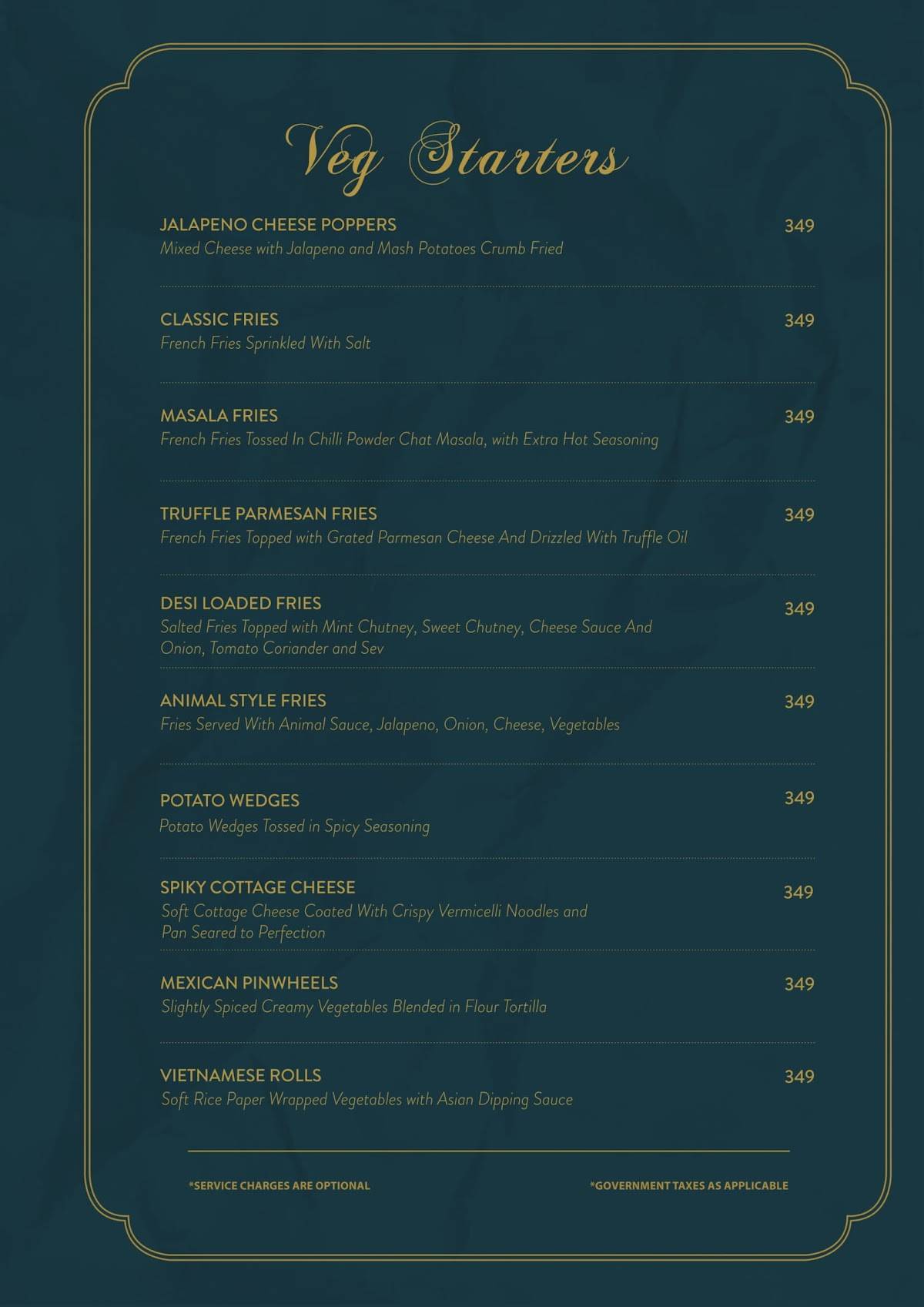 Menu at Nectar Kitchen & Bar, Hyderabad, 1/2