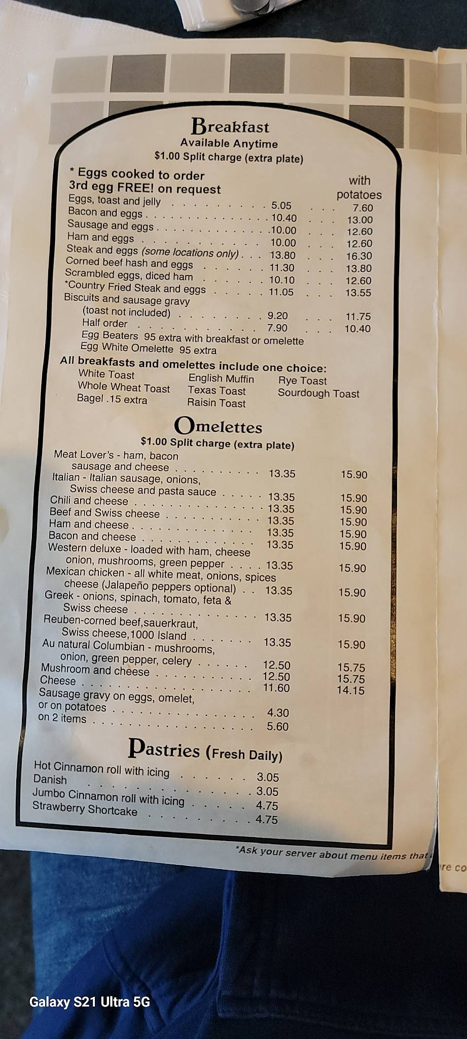 Menu at New Beginnings Restaurant, Grand Rapids, Alpine Ave NW