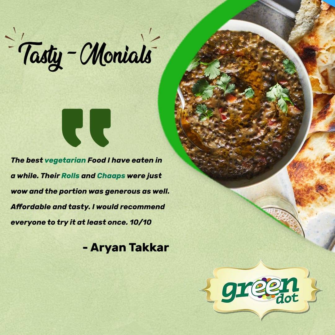Menu at Green Dot, Delhi, Sector 10