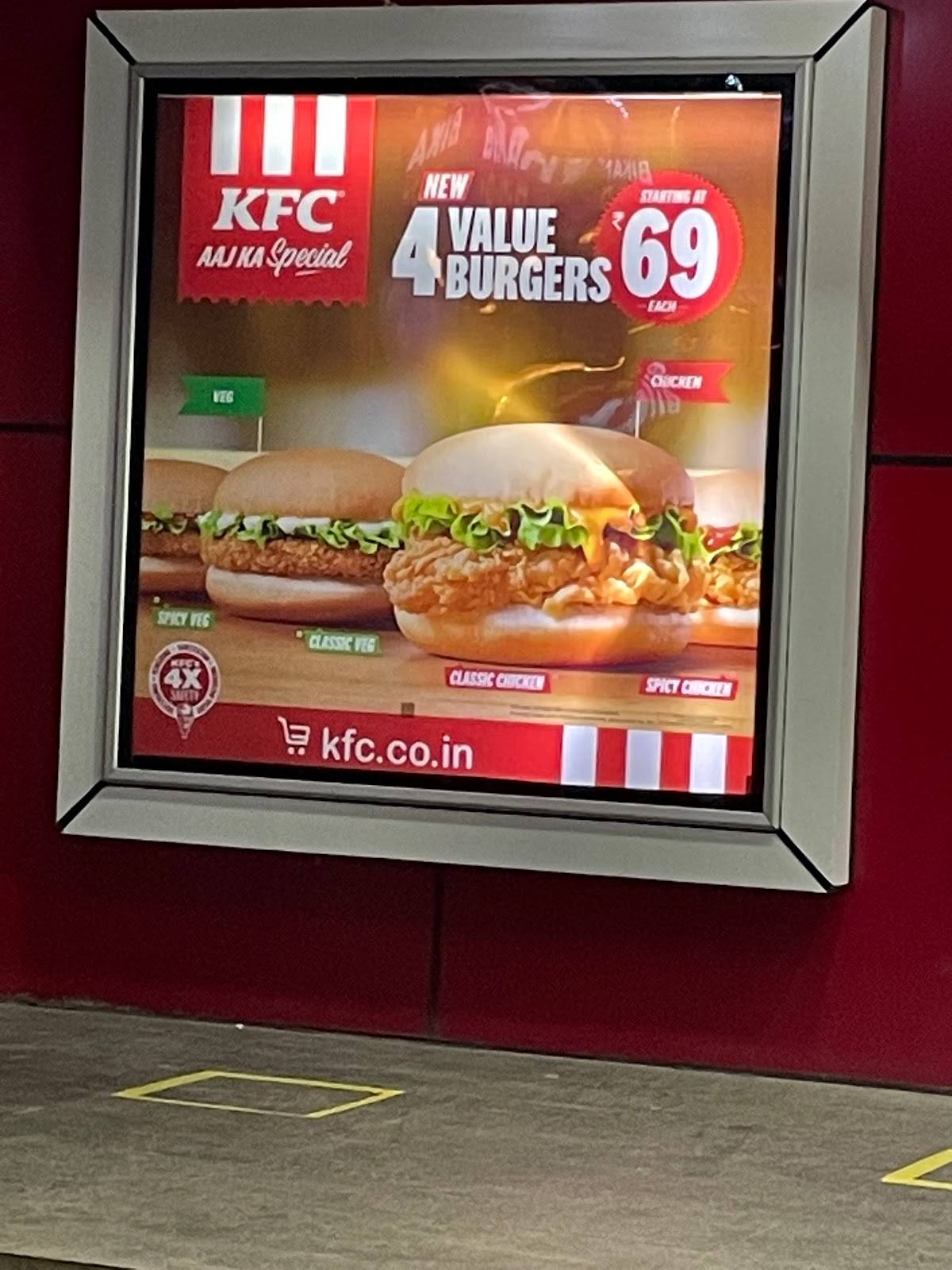 Menu at KFC, New Delhi, FC2