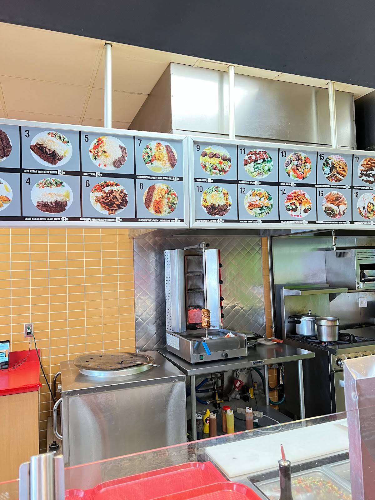 Menu at Newroz Kebab restaurant, Moorhead