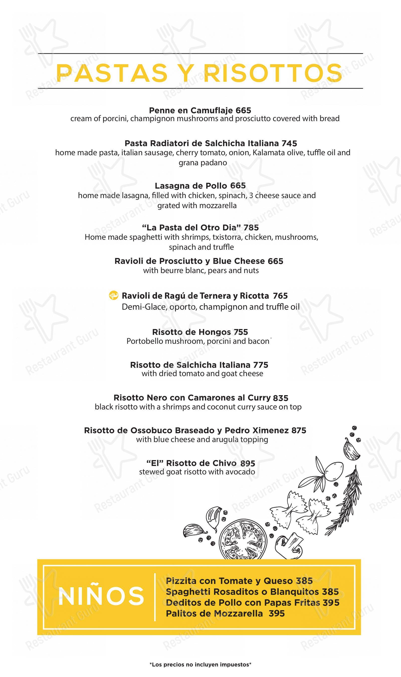 Carta del restaurante Nipau, Santo Domingo, C. Max Henriquez Ureña 20