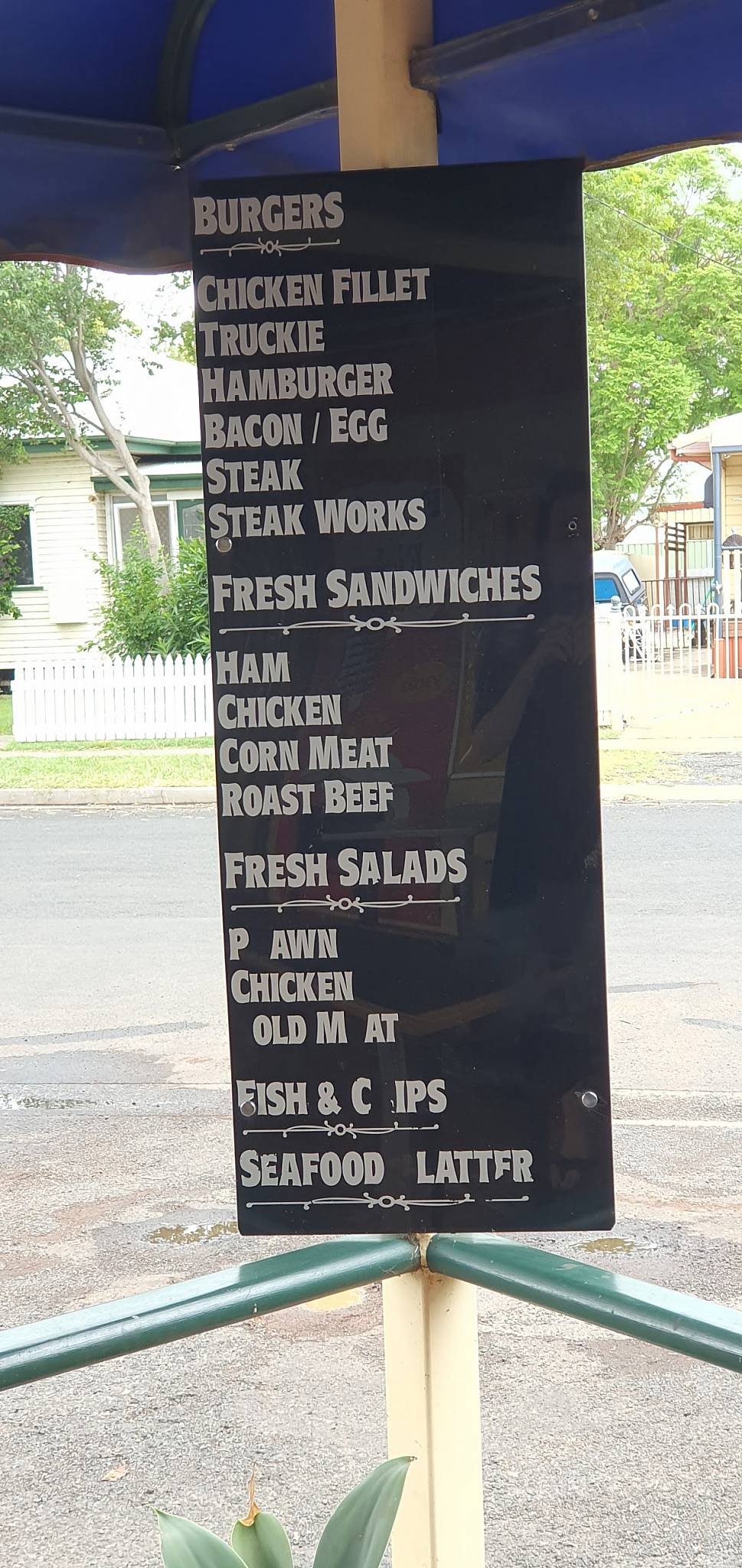 Menu at Northside Convenience & Takeaway fast food, Dalby
