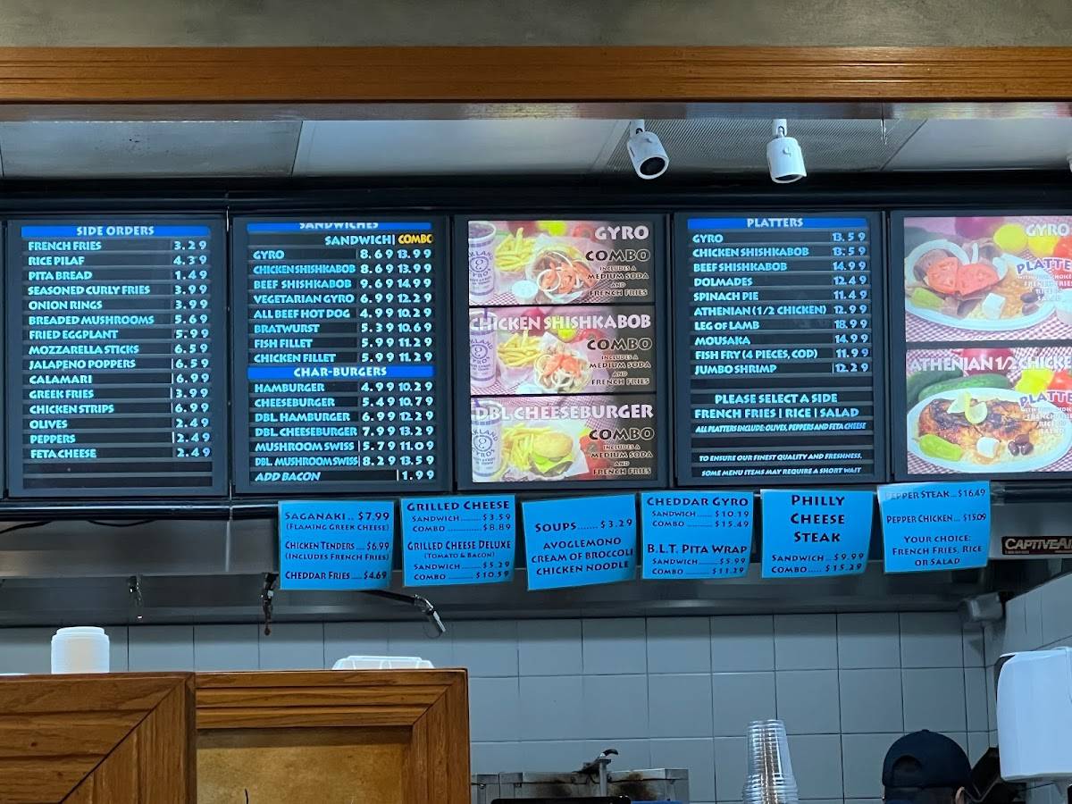 Menu at Oakland Gyros on Layton restaurant, Milwaukee, 530 W Layton Ave