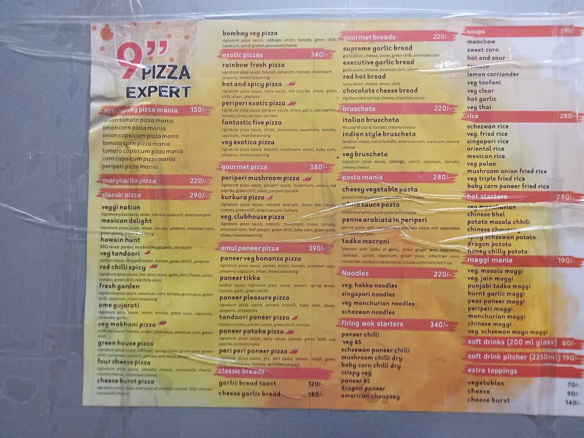 Menu at Octant Pizza, Ahmedabad