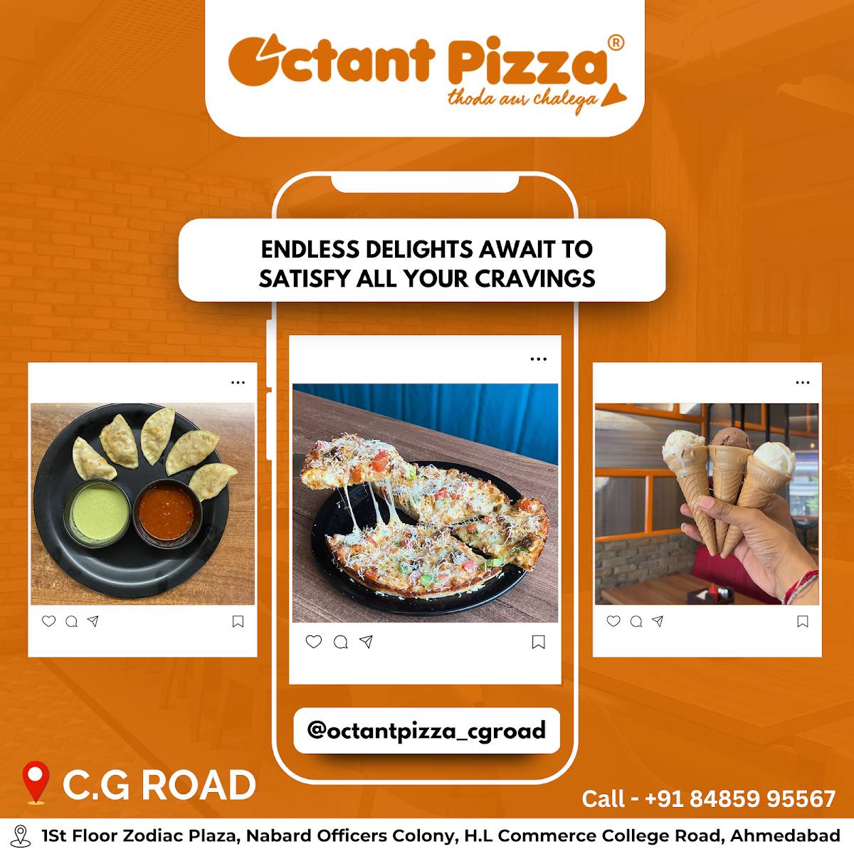 Menu at Octant Pizza, CG Road - Ahmedabad, Ahmedabad