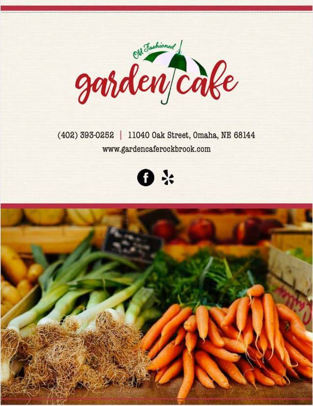Menu at Old Fashioned Garden Cafe, Omaha, Oak St