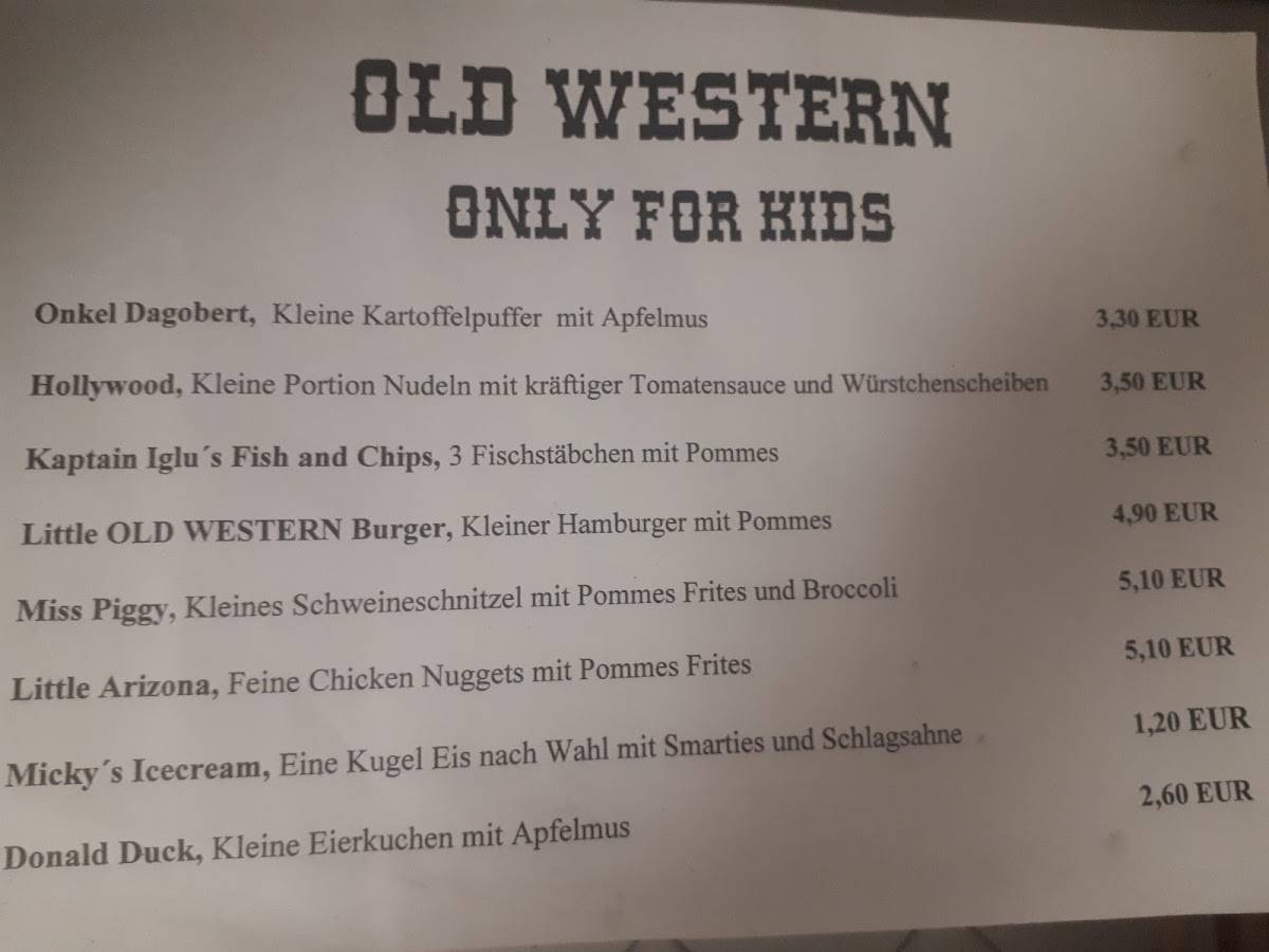 Old Western Rostock Preise