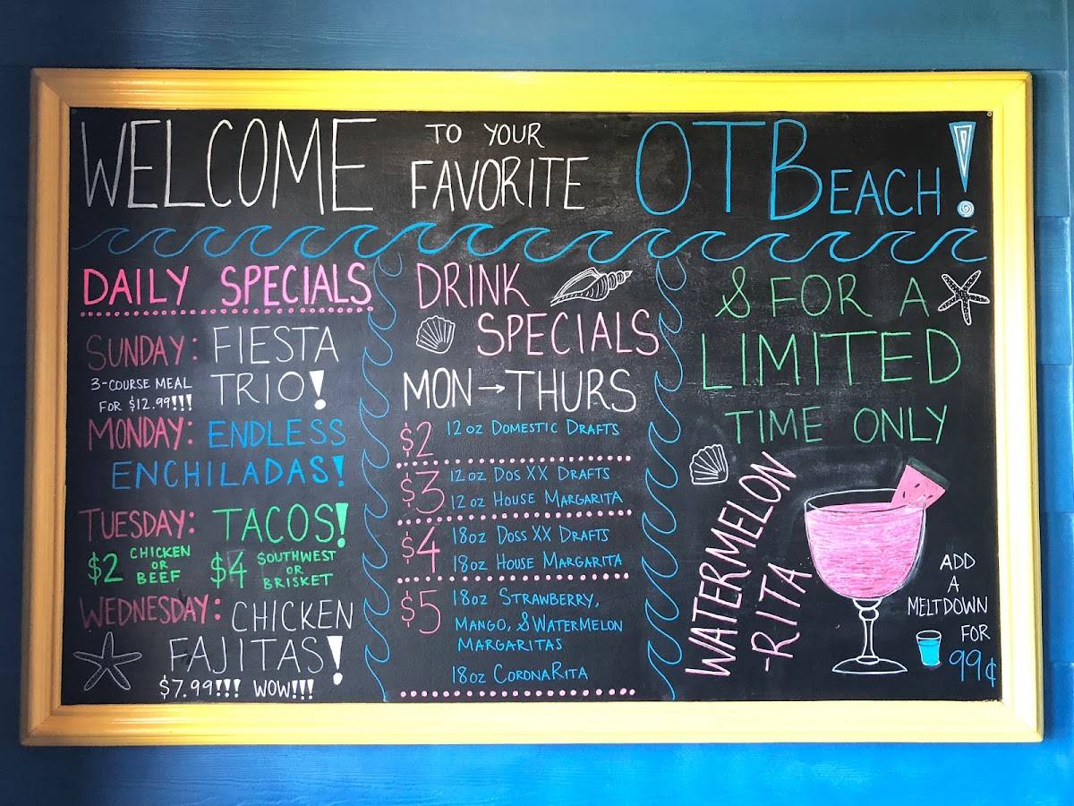 Menu at On The Border Mexican Grill & Cantina restaurant, Wilmington