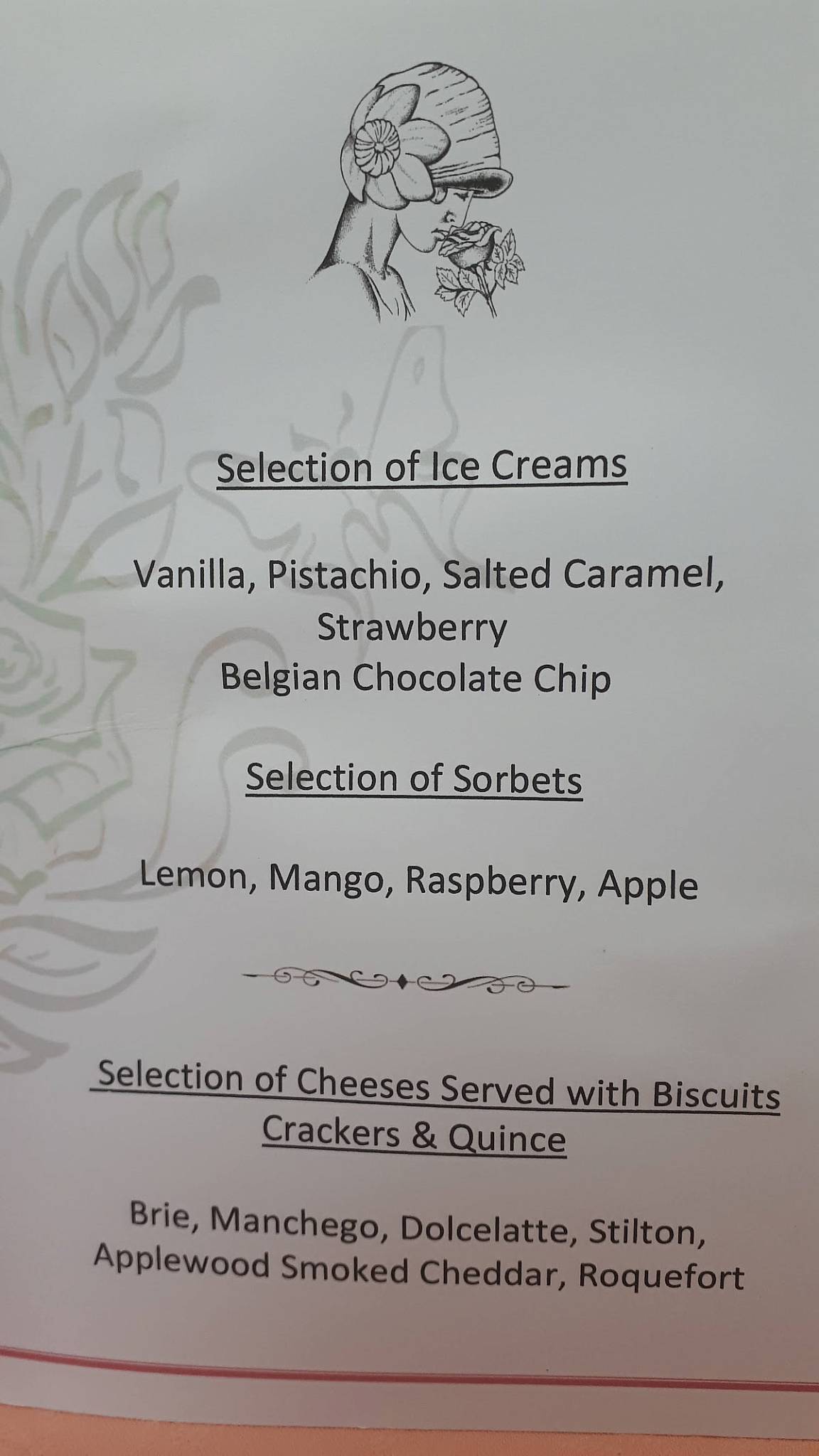 Menu at Oslo Court Restaurant, London