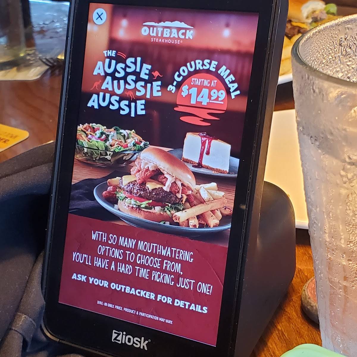 Menu at Outback Steakhouse, Gonzales, Veterans Blvd