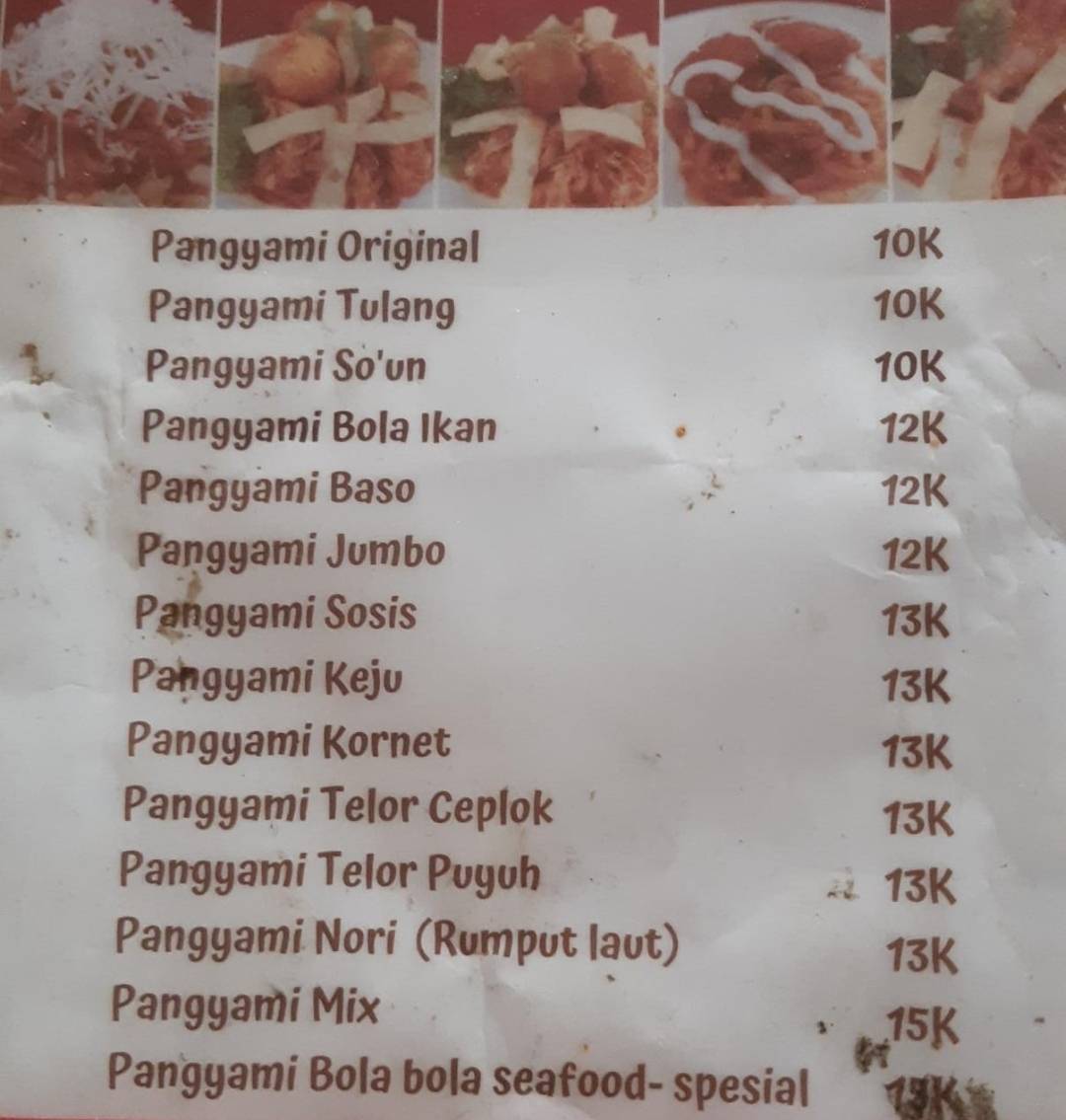 Menu at PANGYAMI ELMI cabang Cisaranten kulon restaurant, Bandung