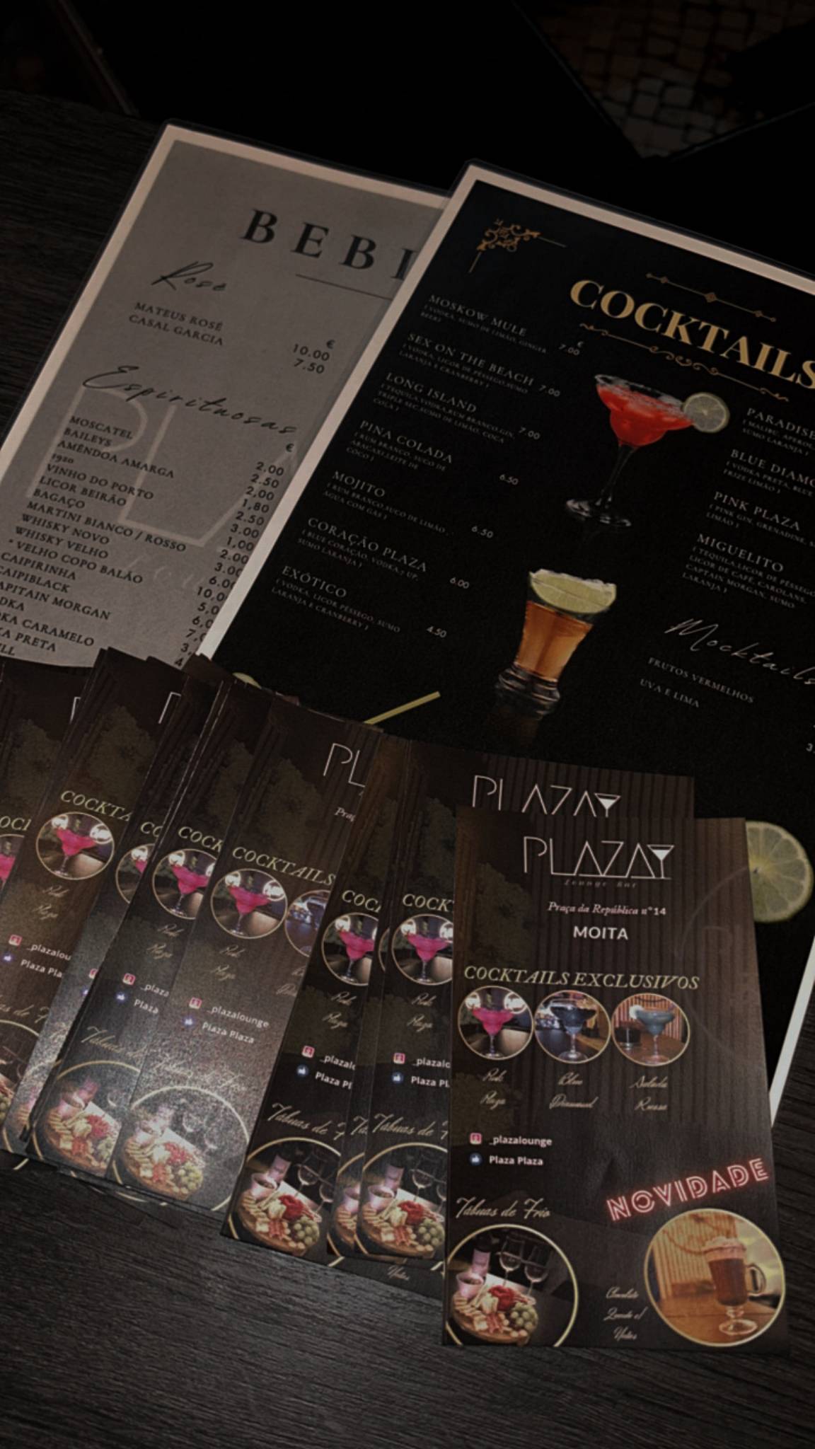 Menu em PLAZA LOUNGE BAR, Moita