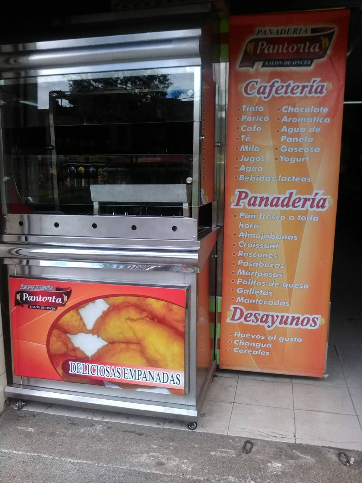 Menu at Panadería Cafetería Pan Torta, Bogotá