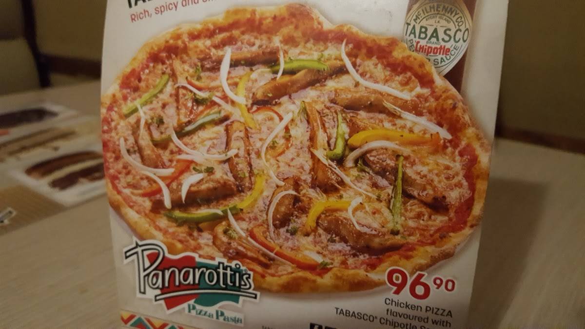 Menu at Panarottis Mthatha restaurant, Mthatha, Savoy Hotel