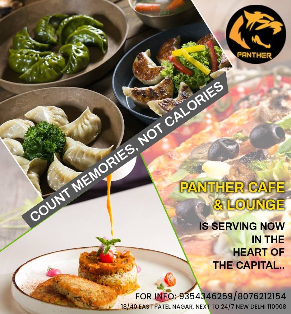 Menu at Panther Cafe & Lounge, New Delhi