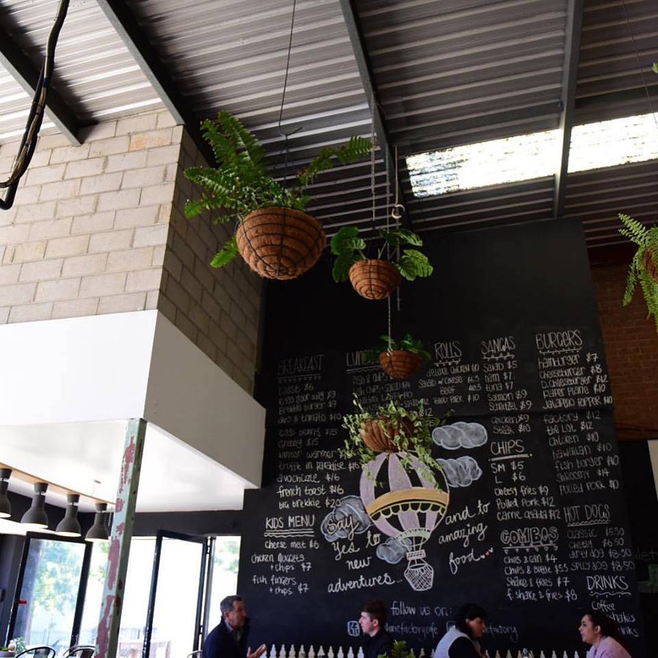 Menu at Paper Plane Factory Cafe, Girraween