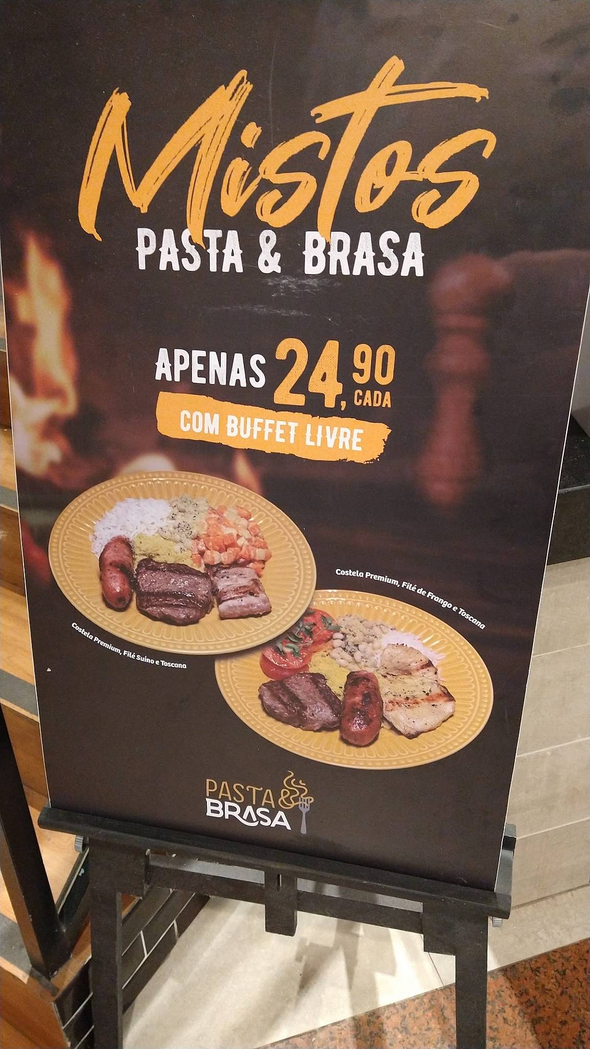 Menu em Pasta Brasa restaurante, Feira de Santana