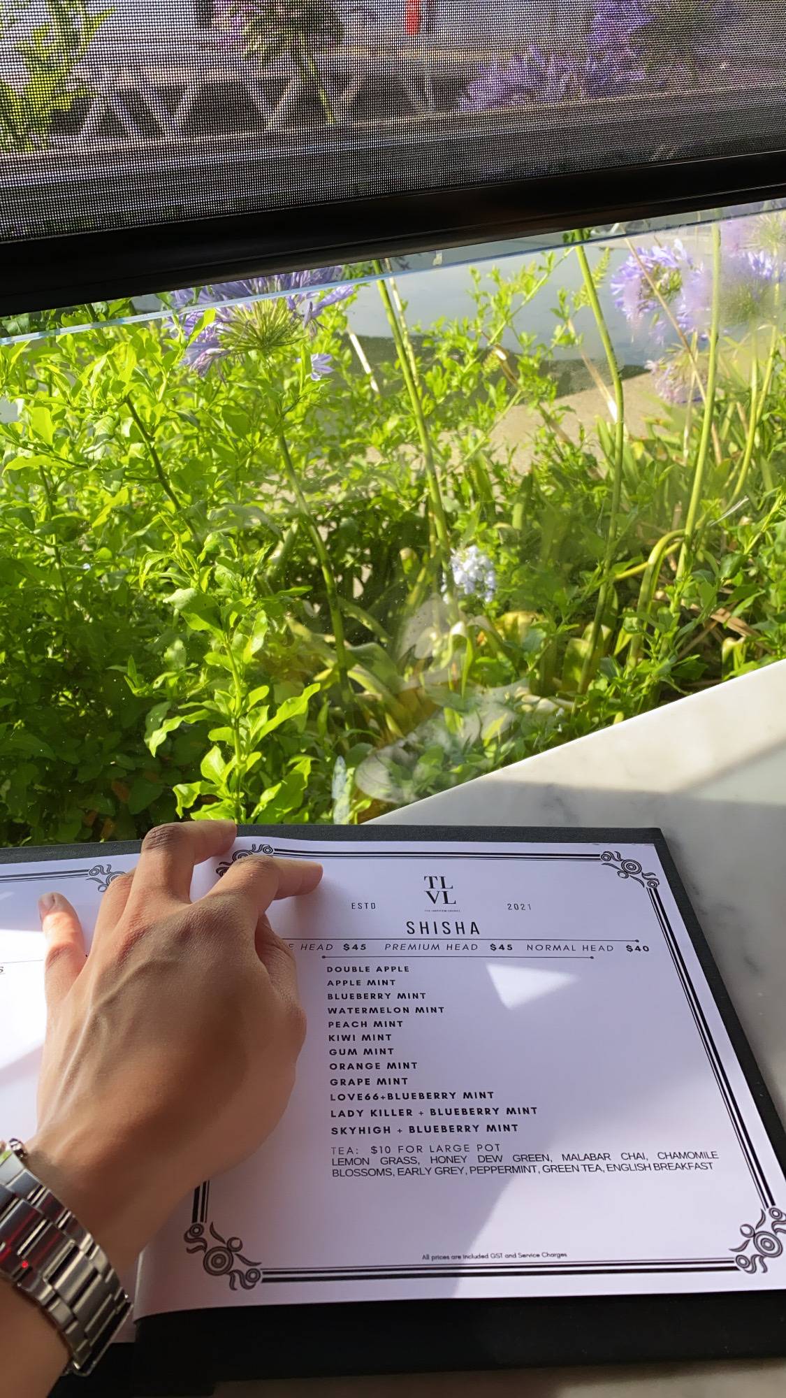 Menu at Summer Restaurant, Patterson Lakes