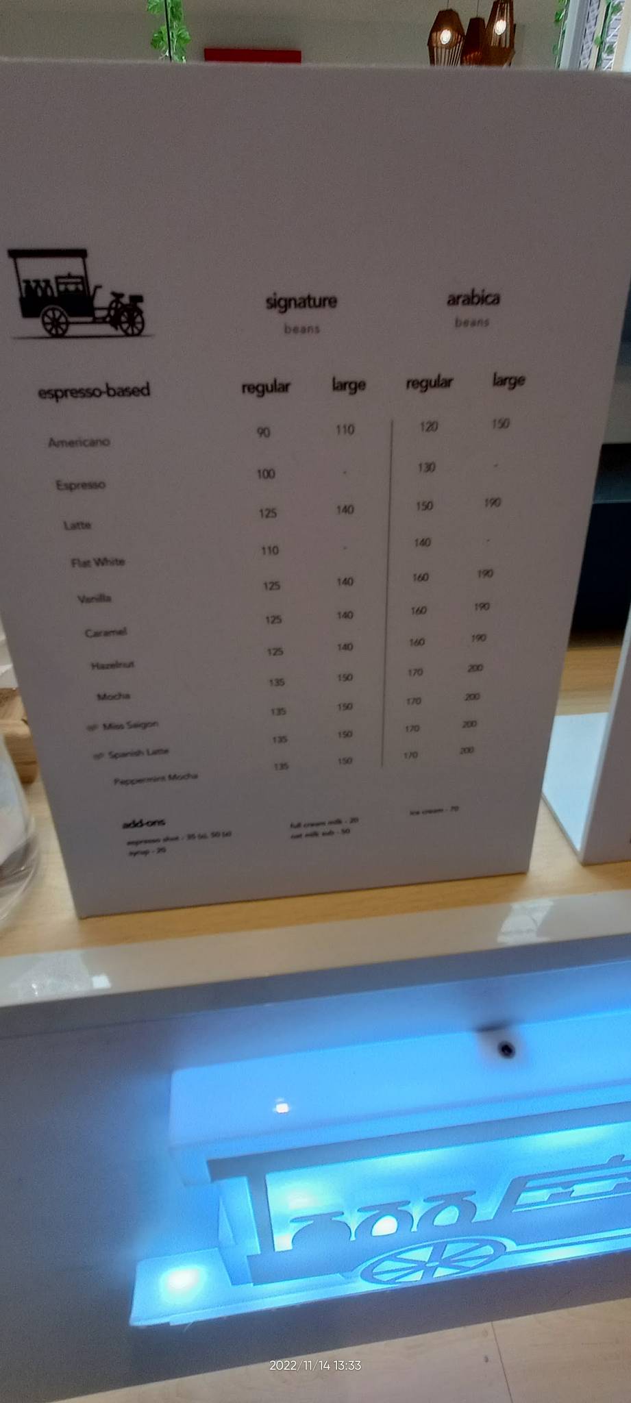 Carta de Pedal Cafe, Ciudad Quezon, 116 Eastwood Ave