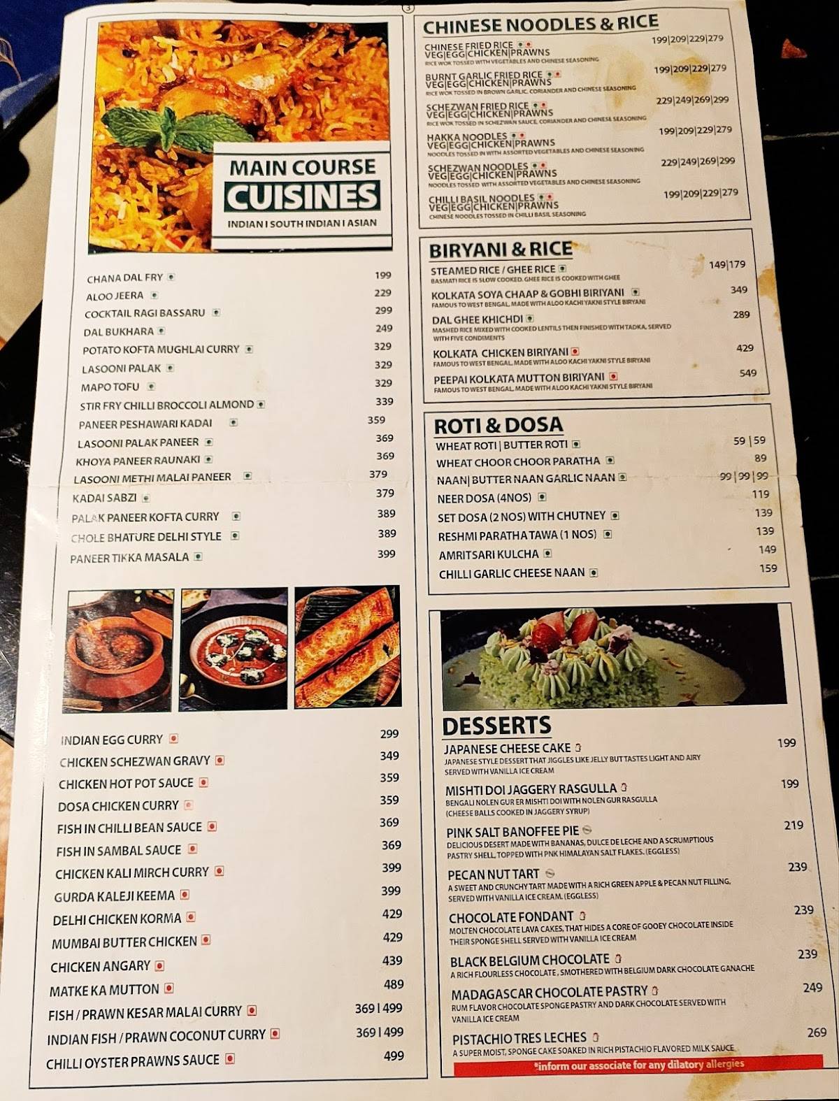 Menu at Peepai Kitchen & Brewery, Bengaluru
