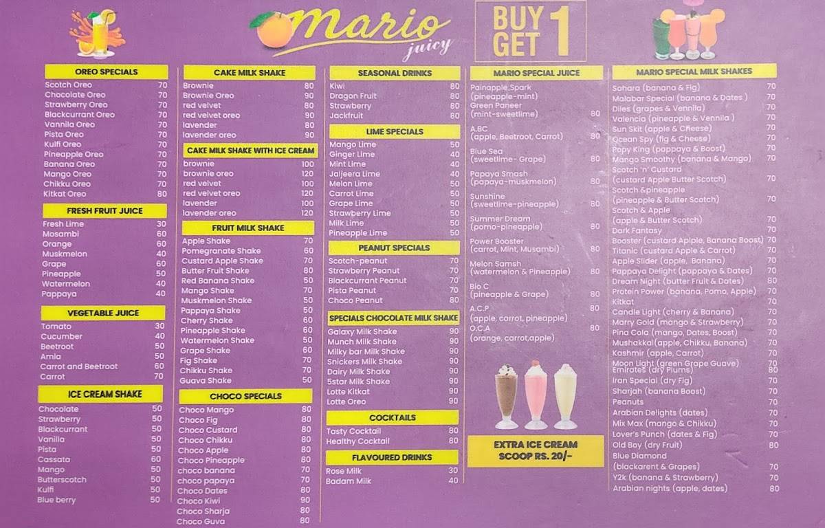 Menu at , Perundurai