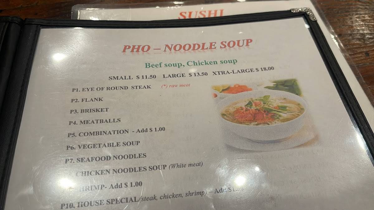 Menu at Pho House restaurant, Fort Worth, Clifford St #130