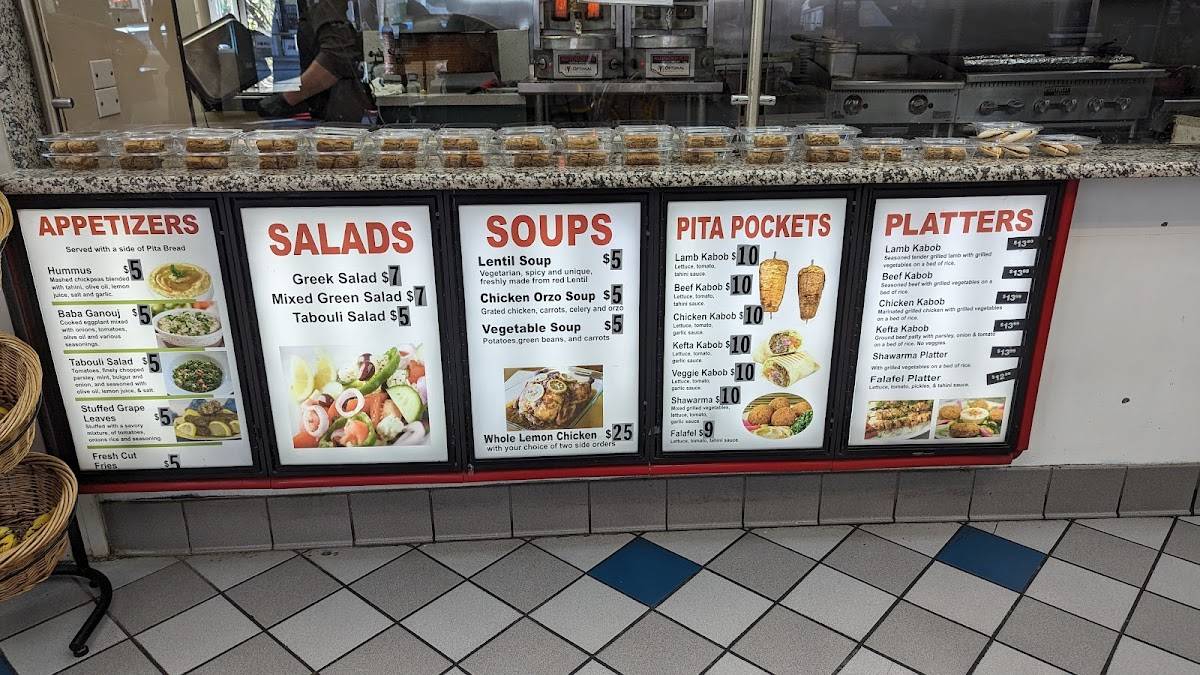 Menu at Pita Pocket restaurant, Mount Laurel