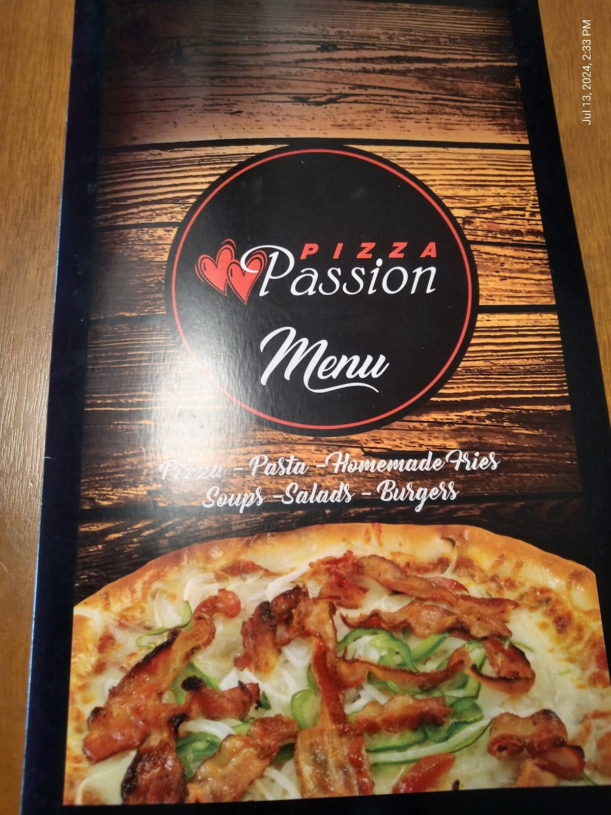 Menu at Pizza Passion Beauport pizzeria, Québec City, 272 Rue Seigneuriale
