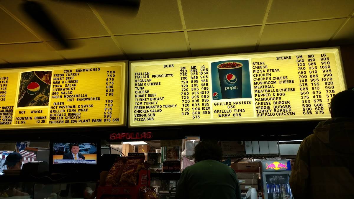 Menu at Al Casapulla's Subs & Steaks pizzeria, Millville