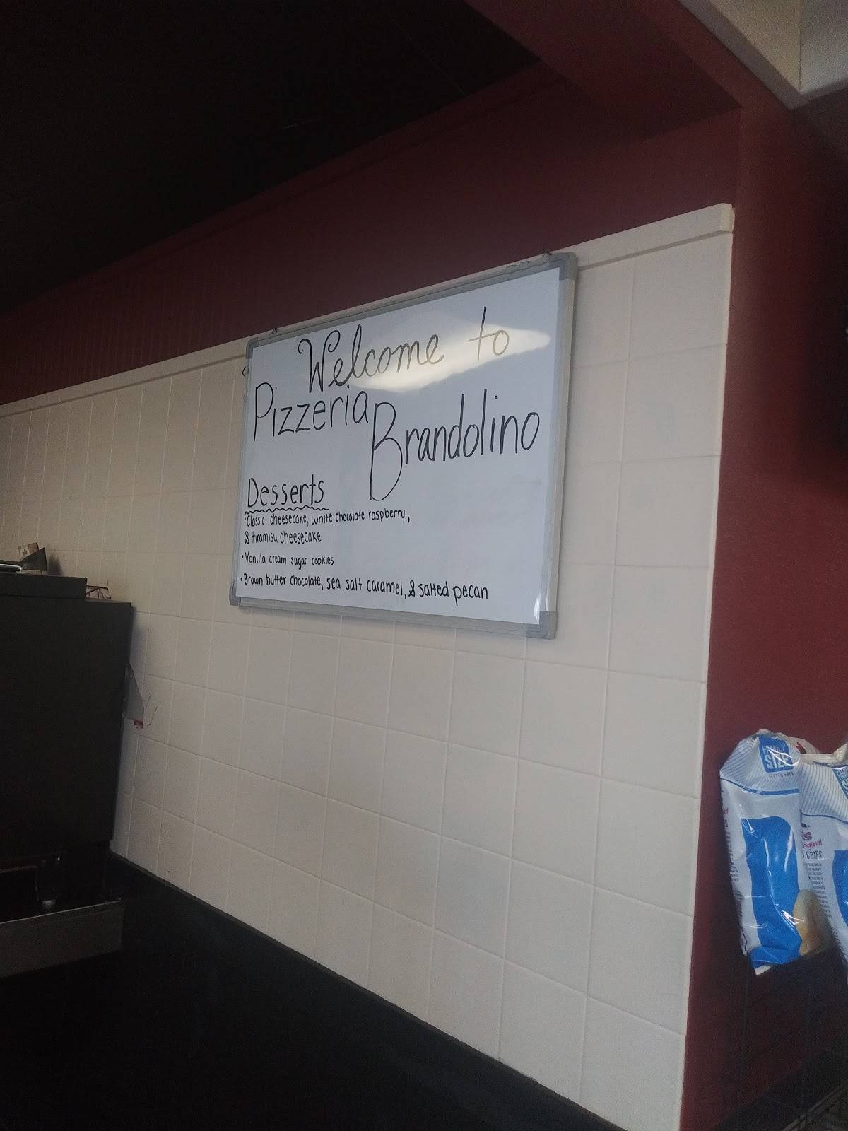 Menu at Pizzeria Brandolino, Niles